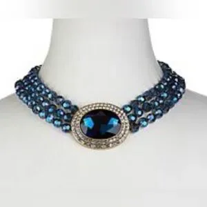 Heidi Daus | Jewelry | Heidi Daus Montana Crystal Triple Strand Choker ...